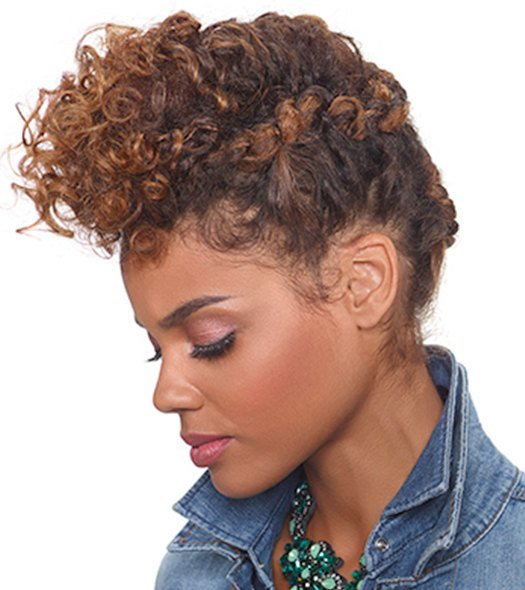 Curly Rope Braid Hairstyle | Matrix Lookbook