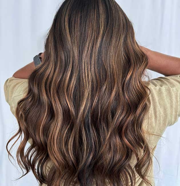 highlights hair colour pictures