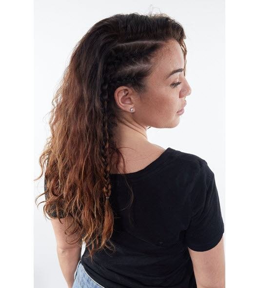 Loose Curls With Side Braids | Matrix Lookbook