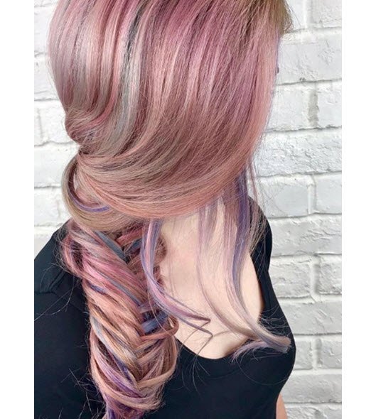 Messy Micro Fishtail Braids | Matrix Lookbook