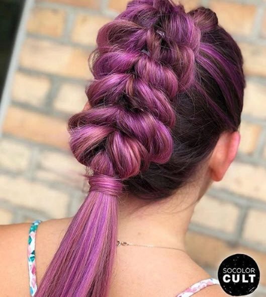 Pull Through Ponytail Braid | Matrix Lookbook